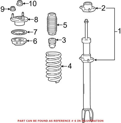 Genuine OEM Coil Spring Insulator for Mercedes 2053220184 | eBay