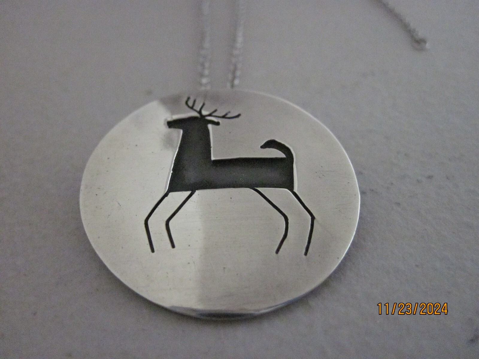 Hopi Pendant with Chain - Gem