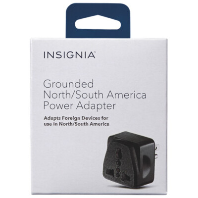 Brand New Sealed Insignia - Grounded North/South American Power Adapter ...