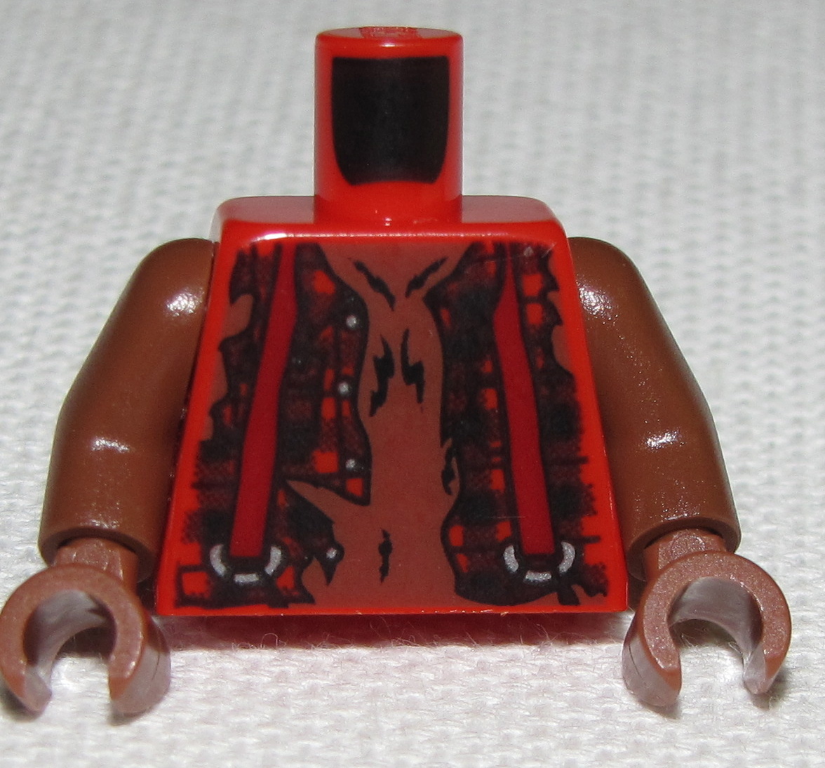 LEGO NEW RED MONSTER MINIFIGURE TORSOS ZOMBIE HALLOWEEN PART | eBay