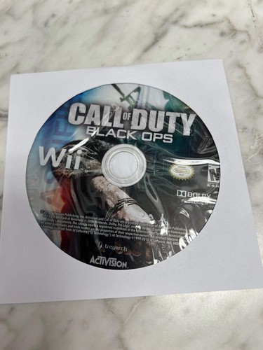 Call of Duty Black Ops Nintendo Wii Disc only UD92024 | eBay