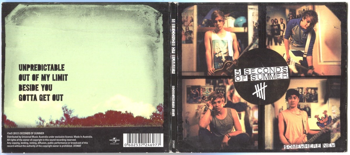 5sos Somewhere New Album Cover