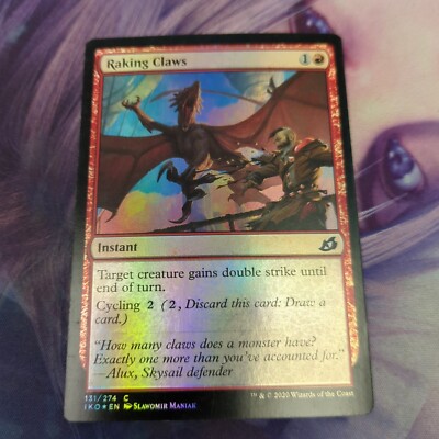 Magic The Gathering Ikoria Lair Of Behemoths Raking Claws 131/274 Foil ...