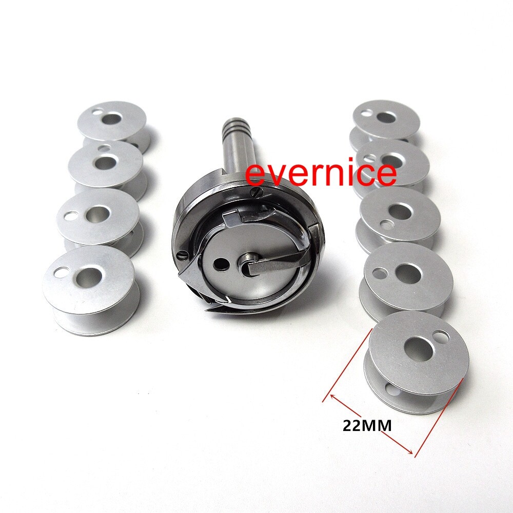 Rotary Hook + 10 Bobbin For Singer 211A 212A141Ba 412U Mitsubishi Lt2 ...