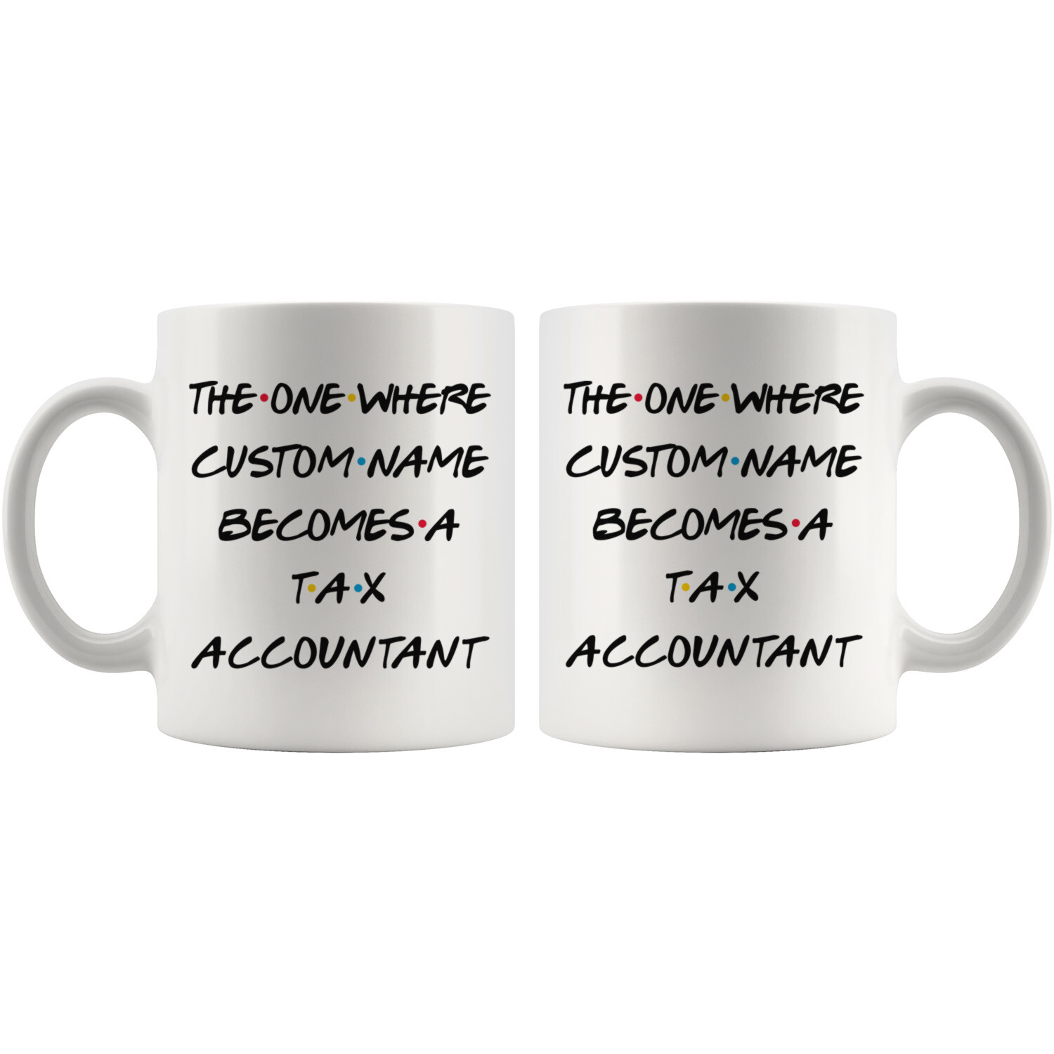 Personalized Tax Accountant Job Promotion Coffee Mug, Accountant ...