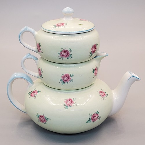 Tea for One Elijah Colton Ltd Lord Nelson Ware Stacking 4 Piece Set ...