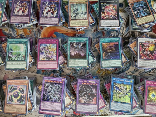 YUGIOH 100 CARD ALL HOLOGRAPHIC HOLO FOIL COLLECTION LOT! SUPER, ULTRA ...
