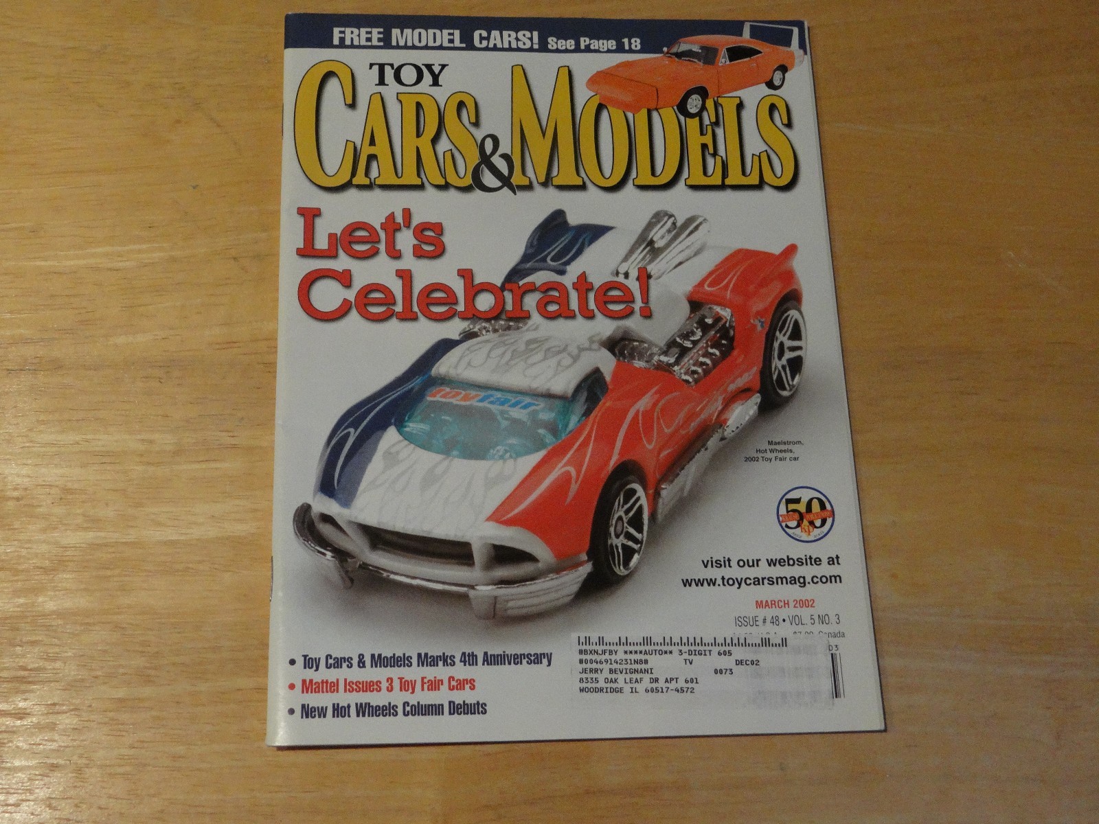 Toy Cars & Models Magazine #48 March 2002 Let's Celebrate 4th ...