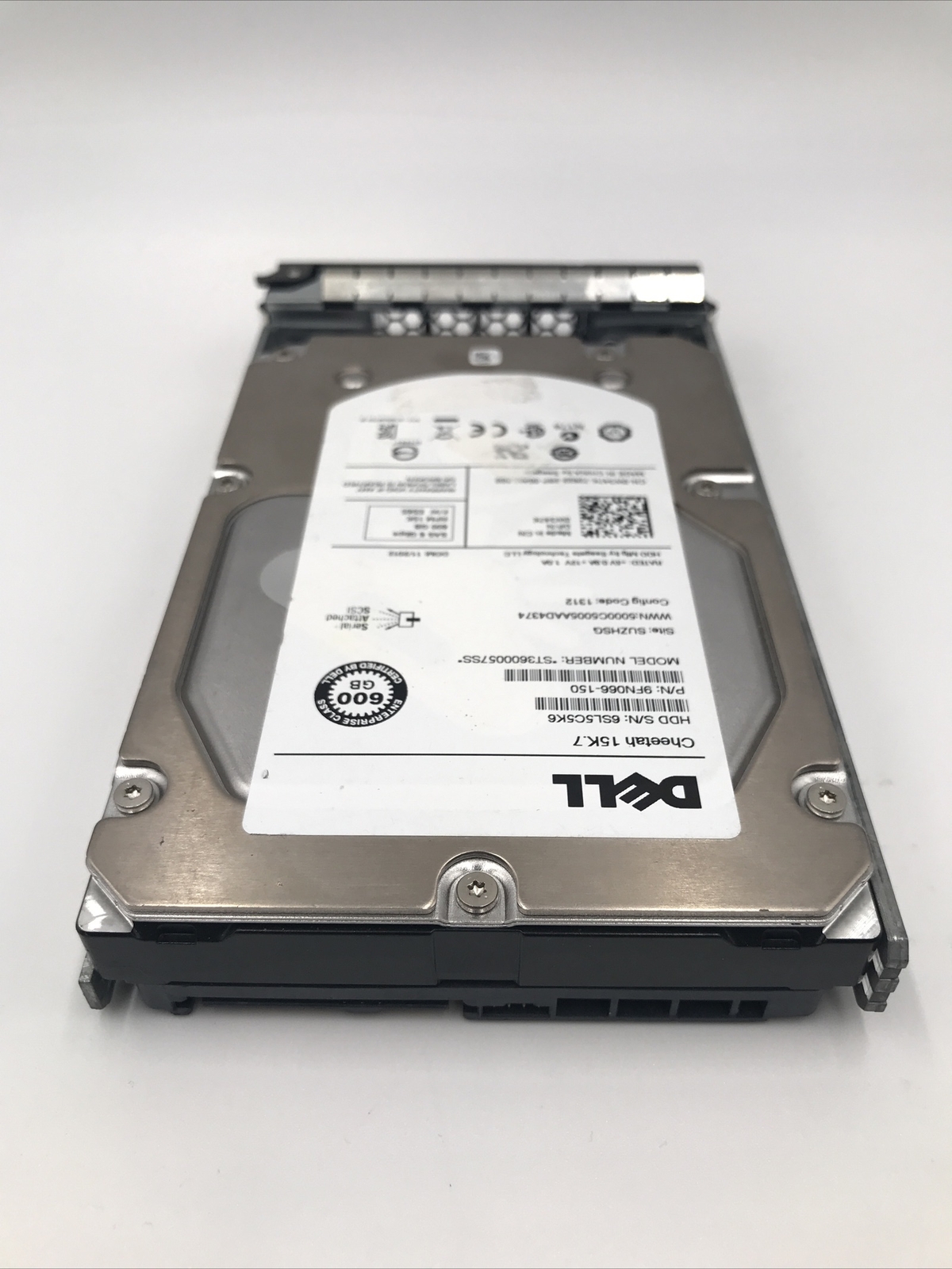 0W347K DELL 600GB 15K 6G 3.5IN SAS HARD DRIVE W347K ST3600057SS ES65 ...