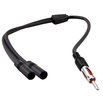 Q45 Antennenverteiler Y Adapter DIN ISO Auto Radio Stecke auf 2x DIN ...