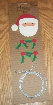 Santa Photo Cable Magnet Embellish your story by Carol Roeda Demdaco | eBay
