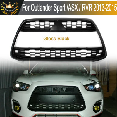 Front Bumper Grille Grill For 2013 2014 2015 Mitsubishi Outlander Sport ...