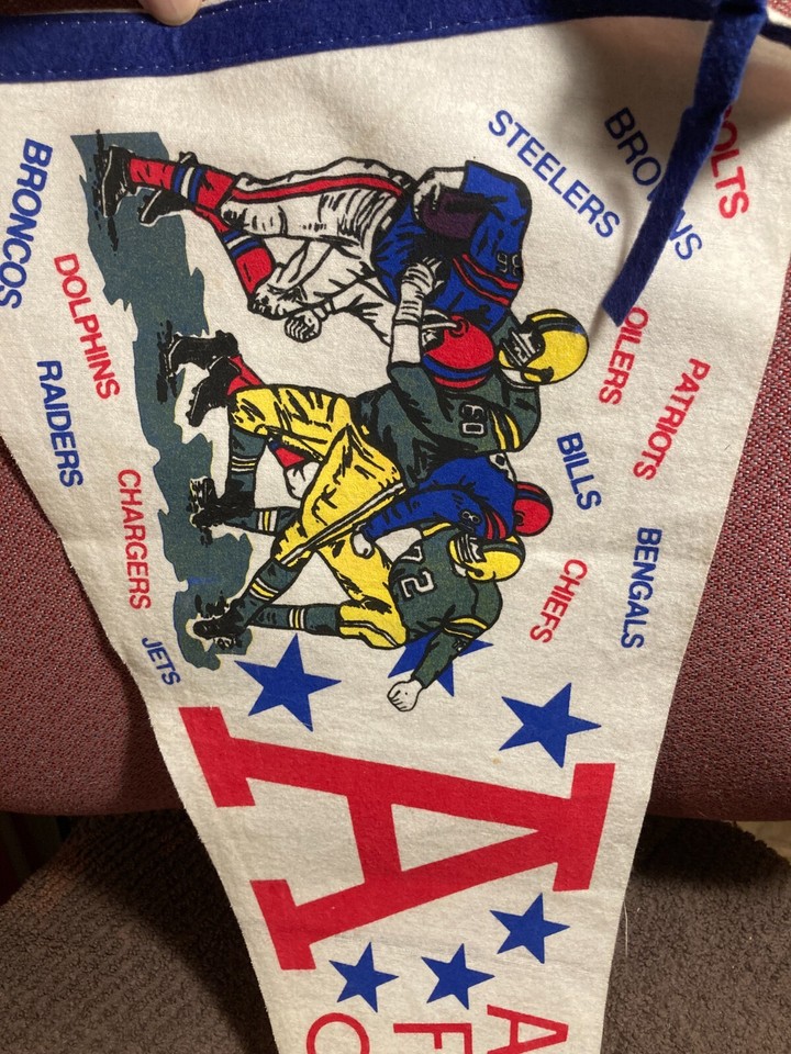 1970 AFC Prowl Bowl Felt Pennant | eBay