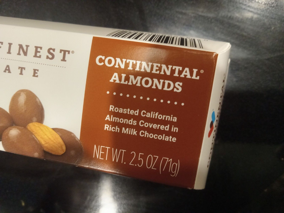 WORLD'S FINEST CHOCOLATE Continental Almonds Covered in Milk Chocolate ...