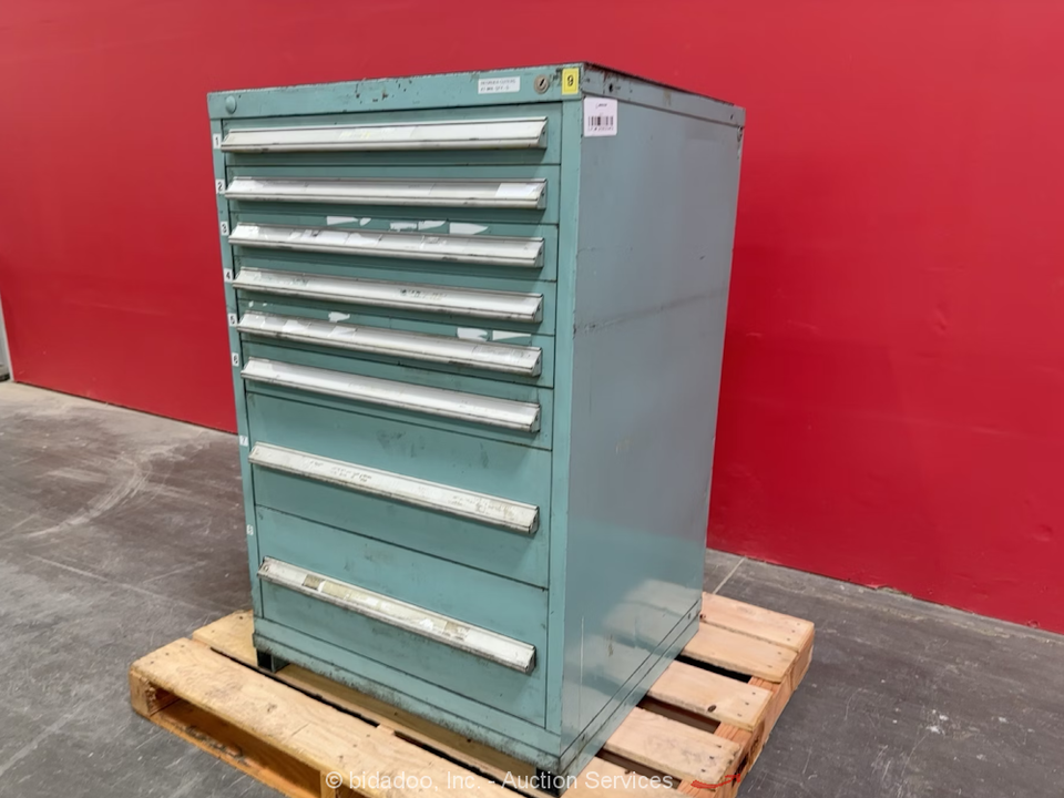 Stanley Vidmar 8-Drawer Tool Chest Cabinet Shop Equipment Storage Box ...