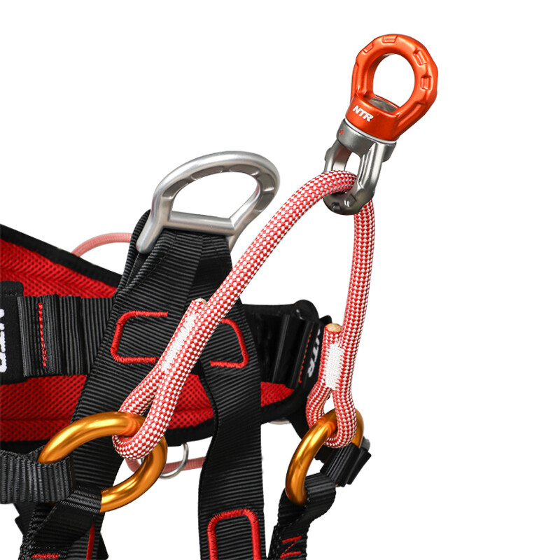 Tree Climbing Saddle Arborist Half Body Harness Swivel Bridge Fall ...