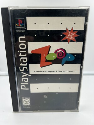 Zoop Longbox (PlayStation 1 PS1, 1997) COMPLETE CIB Registration Card ...