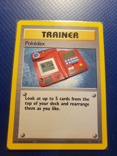 Pokémon TCG Pokedex Base Set 87/102 Regular Unlimited Uncommon LP | eBay
