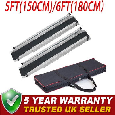 Pair 6ft / 5ft long Telescopic Ramps - Longer Lip for Loading over Car ...