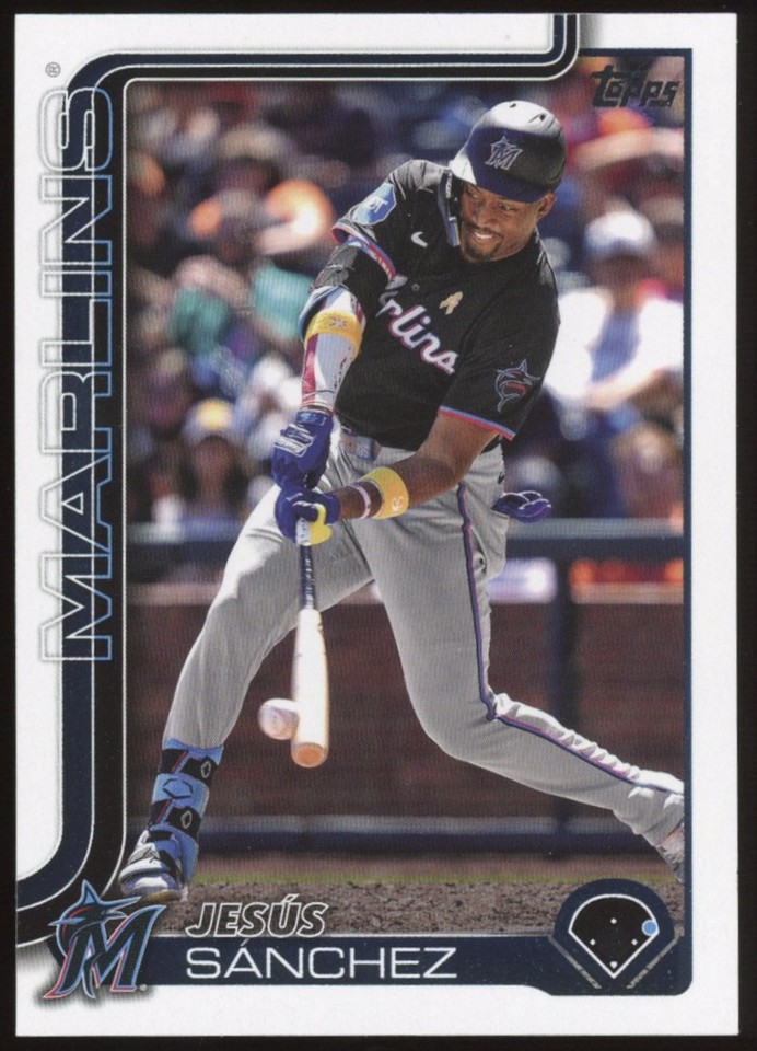 2025 Topps Series 1 #157 Jesus Sanchez Miami Marlins Baseball Card | eBay