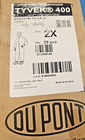 Dupont/Tyvek TY122SWH2X002500 White Hooded Disposable Coverall 2XL ...