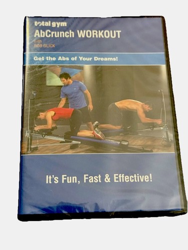 Total Gym Ab Crunch Workout DVD NEW Fitness Program New Sealed Fast ...