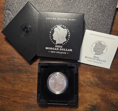 2021 "O" Morgan SILVER Dollar 100th Anniversary Box & COA | eBay