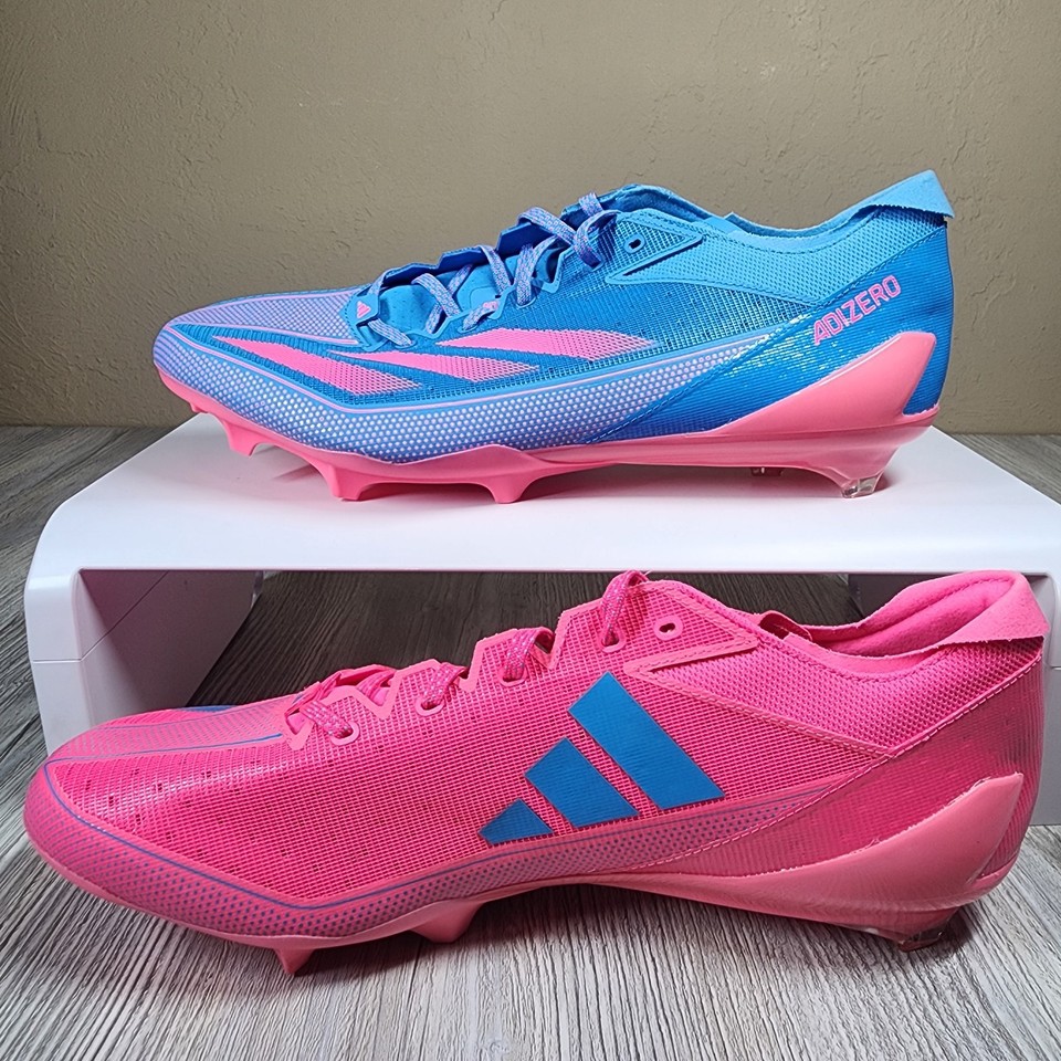 Adidas Adizero Electric Football Snack Attack Pink/Blue Mens Size 15 ...