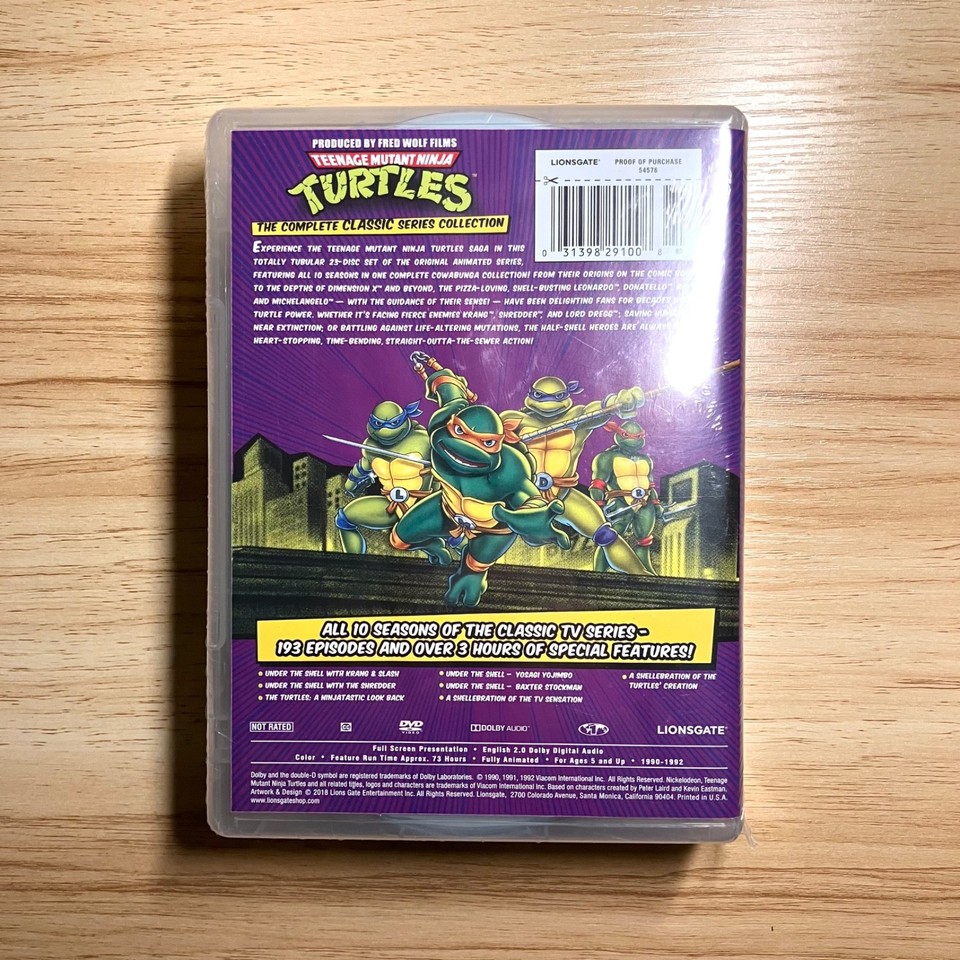 Teenage Mutant Ninja Turtles Complete Classic Series Collection DVD ...