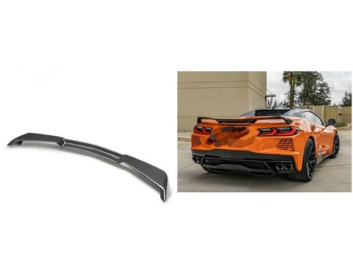 Real Carbon Fiber Z51 Rear Spoiler For 20-Up GM Corvette C8 Stingray ...