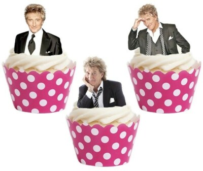 Rod Stewart Stand Up Cup Cake Toppers Edible Birthday Party Decorations ...