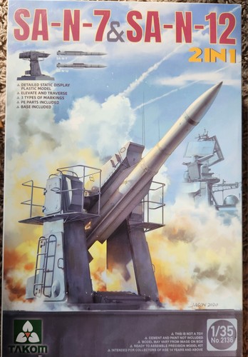 TAK02136 1:35 Takom SA-N-7 Gadfly & SA-N-12 Grizzly Naval SAM Launcher ...