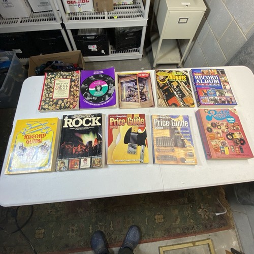 (Lot of 10) Books History Rock Roll American Bandstand Guide Record ...
