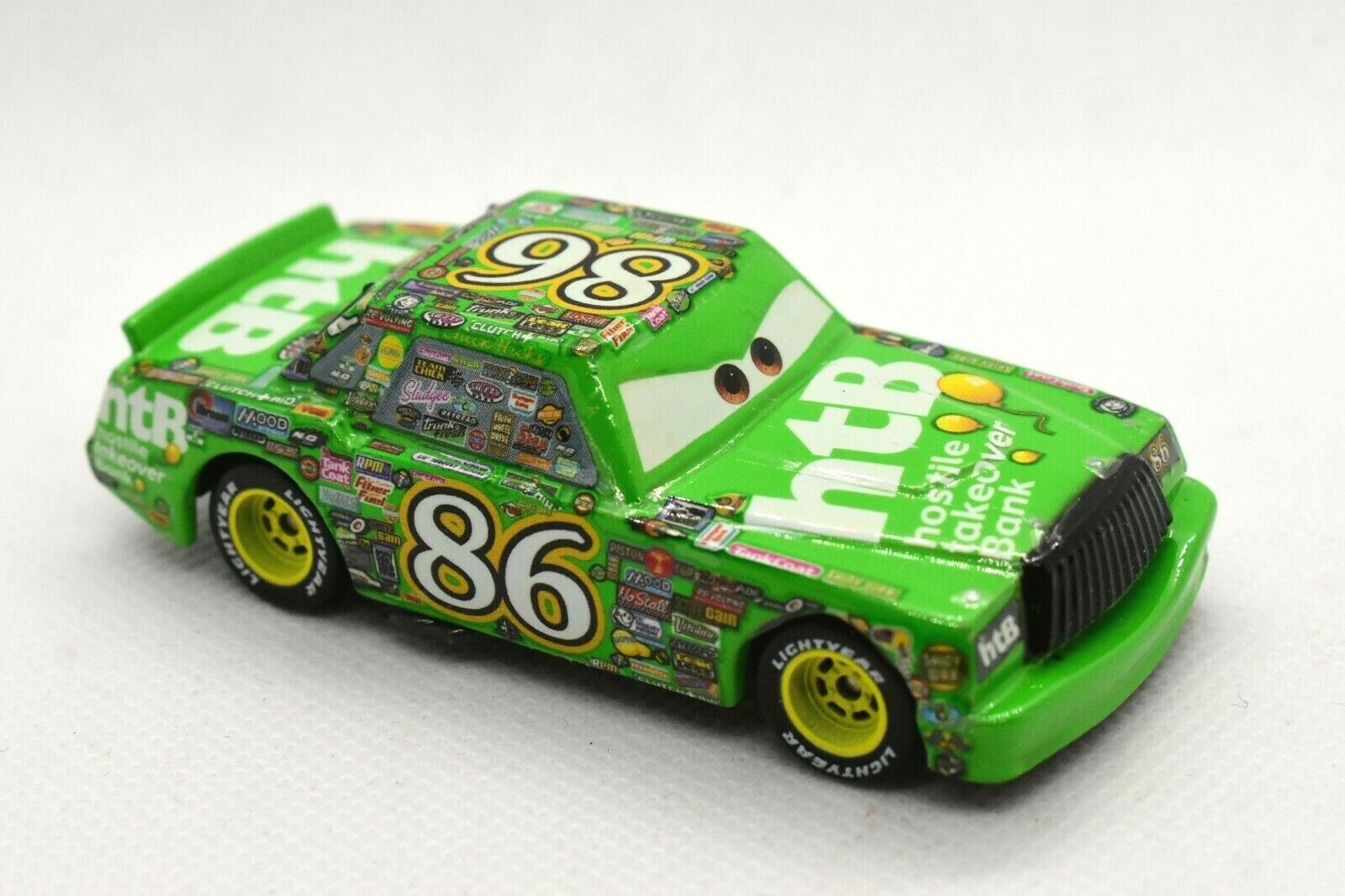 HTB Hostile Takeover Bank #98 Car (From Disney Pixar Movie Cars) Green ...