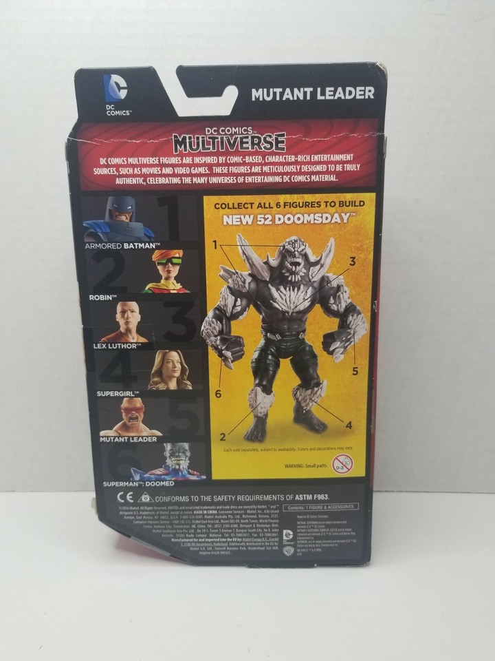MUTANT LEADER Dark Knight Returns DC Multiverse 6" Figure 52 Doomsday C ...