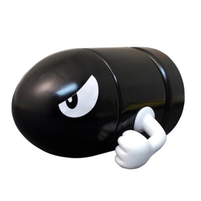 Nintendo Super Mario Bullet Bill Mints In Replica Figural Metal Tin NEW ...
