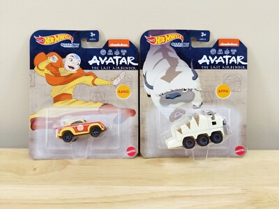 HOT WHEELS CHARACTER CARS - AVATAR THE LAST AIRBENDER - AANG & APPA ...