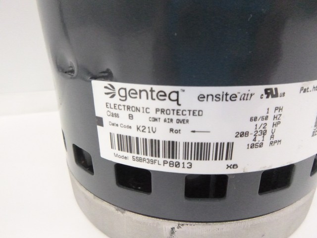 Genteq ECM ICP Blower Motor 5SBA39FL Class B 60/50Hz D345908P02 P7014 4 ...