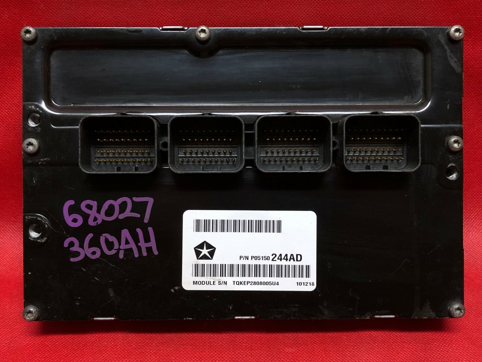 VIN REFLASHED PLUG & PLAY 09 DODGE JOURNEY 3.5 AWD ECU ECM COMPUTER ...