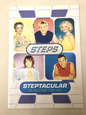 Vintage Signed Steps Steptacular The Next Step Tour Programme From 1999 ...