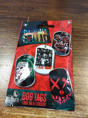 Suicide Squad Dog Tags New Sealed. DRW F/G | eBay