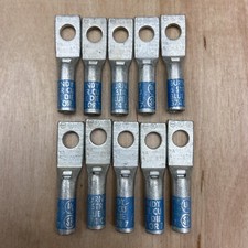 BURNDY YA32N 400 Long Barrel One Hole CU Crimp Lug Blue Die 25/lot for ...