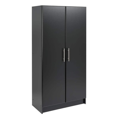Prepac Freestanding Garage Cabinet 65" x 32" x 16" Unkeyed Double-Door ...