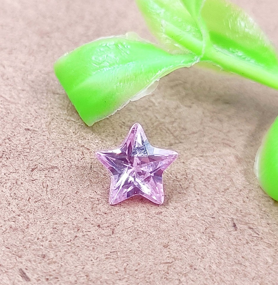 2.20 Ct Natural Pink Sapphire Star Cut EGL Certified Gemstone See Video ...