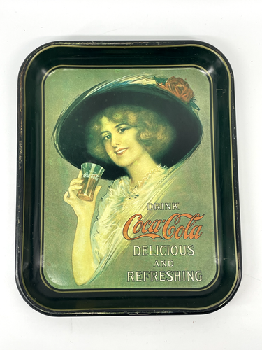 Vintage Coca Cola Rectangular Metal Tray Drink Advertising | eBay