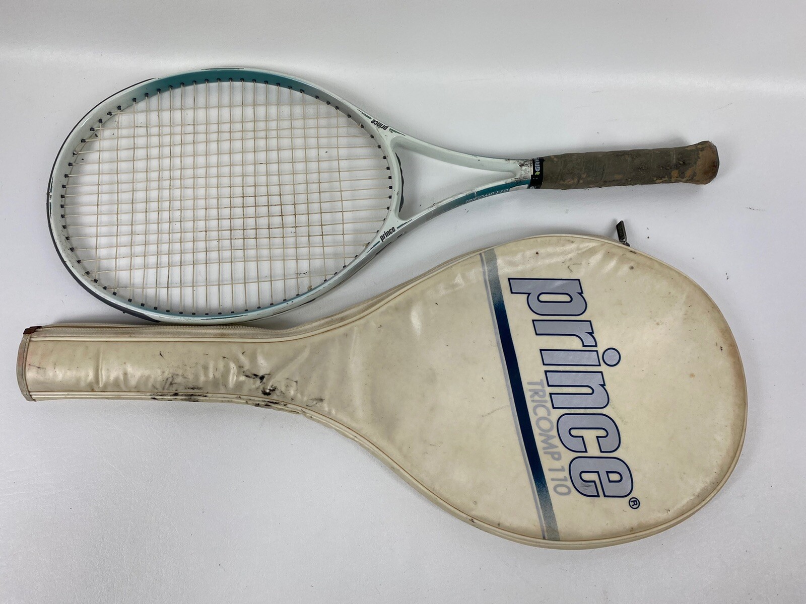Prince TRICOMP 110 Graphite Fiberglass Tennis Racquet 4 1/4 No 4 | eBay