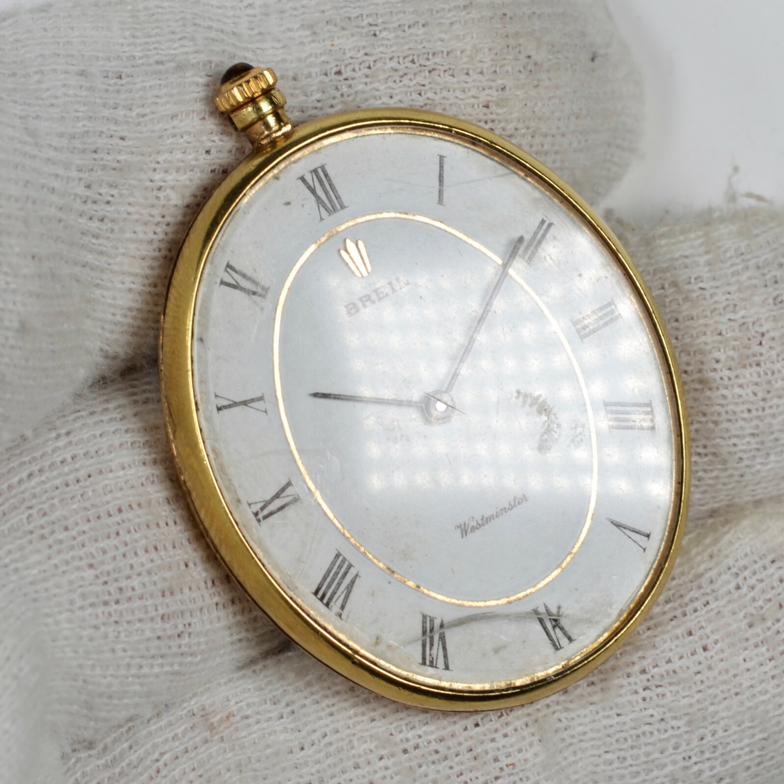 BREIL WESTMINSTER Orologio Vintage da Tasca Donna Placcato oro Lady ...