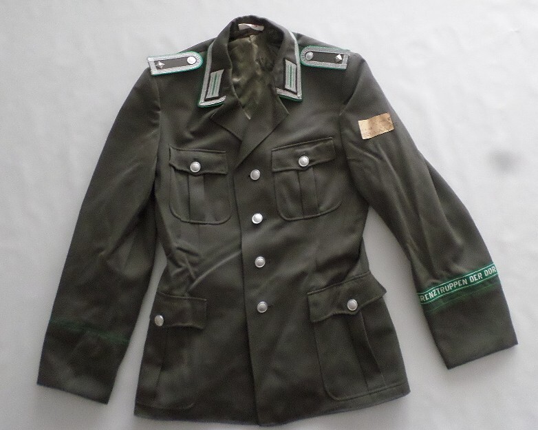 DDR 1983 NVA Grenztruppen Uniform Jacke g44 Feldwebel East german ...