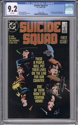 Suicide Squad #1 CGC 9.2 NM- Key 1st solo series|1st Jihad 1987 DC ...