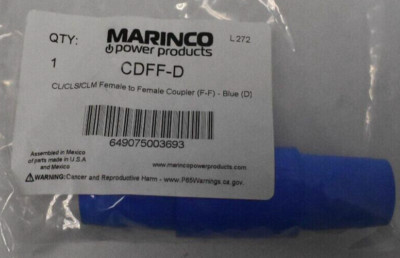Marinco Power Products CL/CLS/CLM Female To Female Coupler L272 Blue | eBay